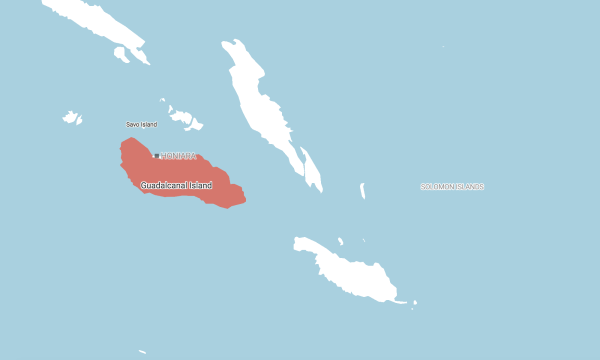 Map Battle Of Savo Island