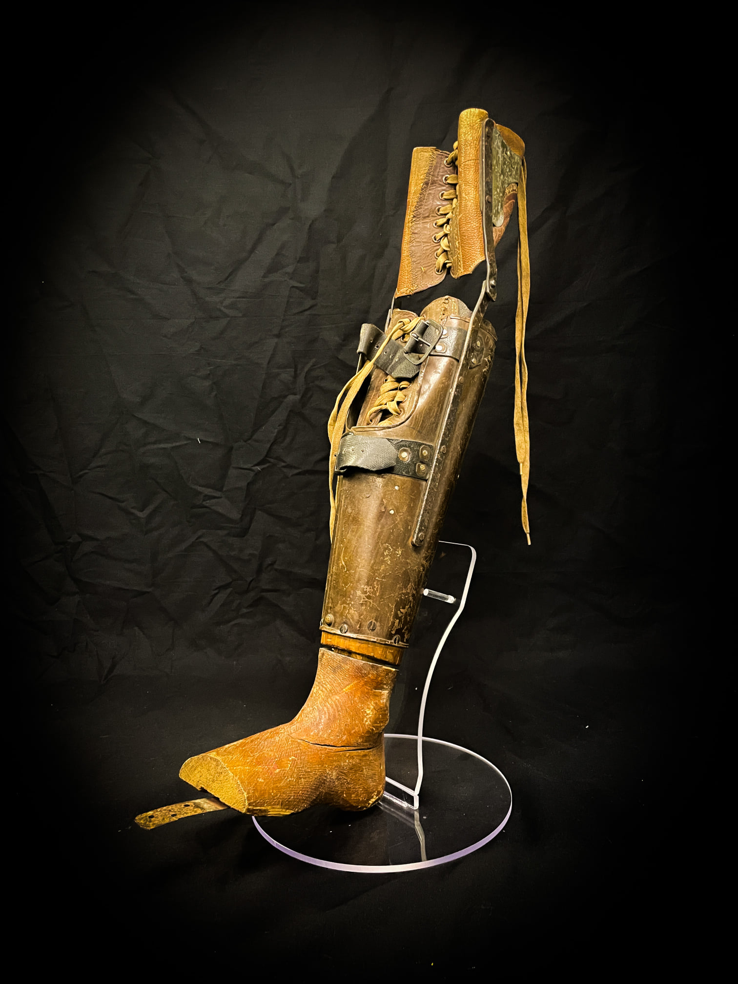 American POW made a prosthetic leg while in a German prison camp
