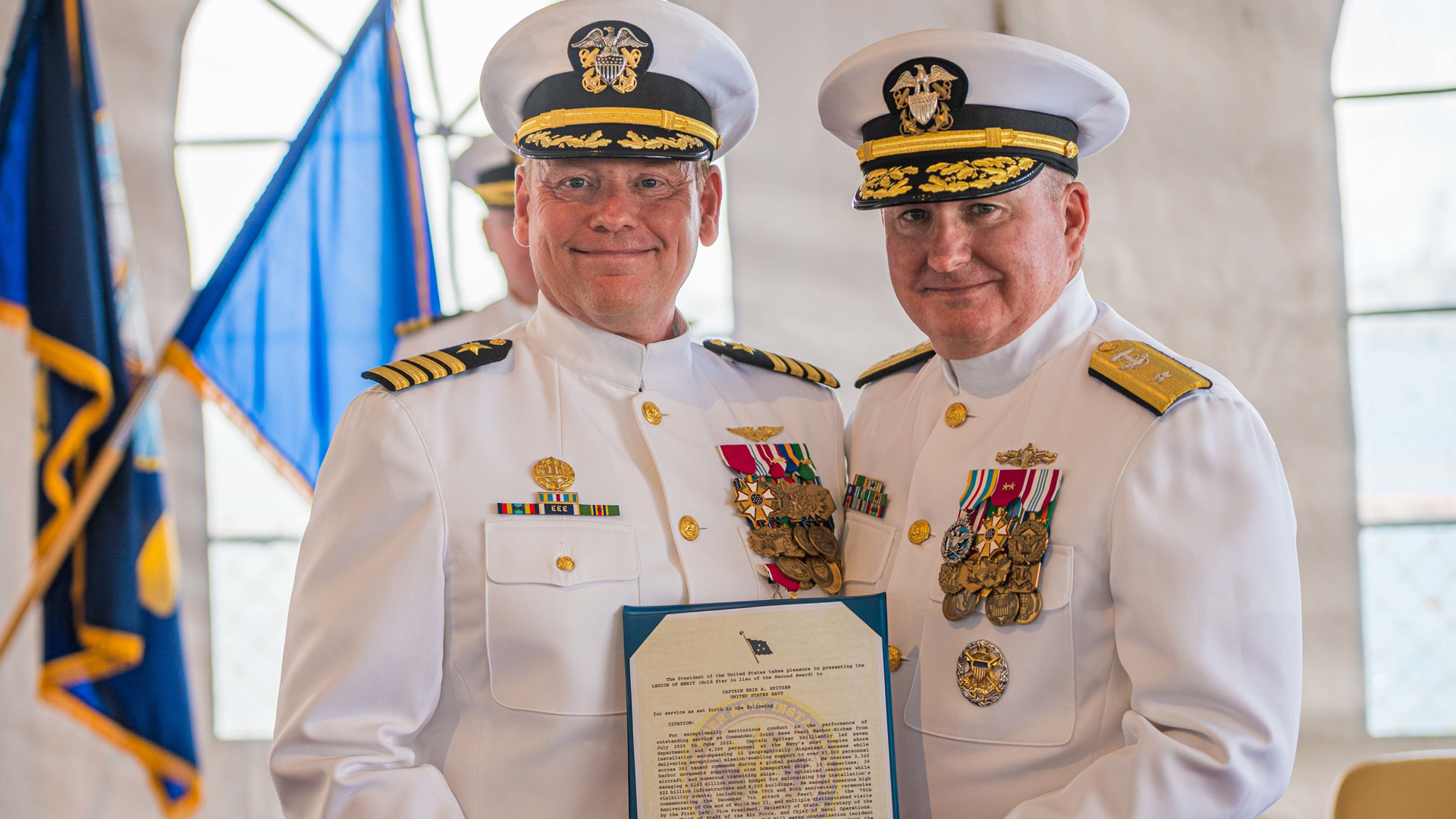Navy commander awarded after mishandling Pearl Harbor water crisis