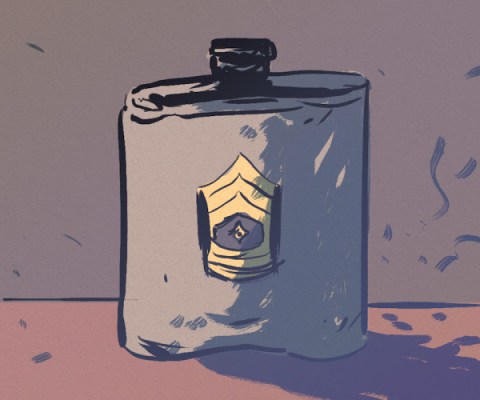 What enlisted troops drink at every stage of their careers