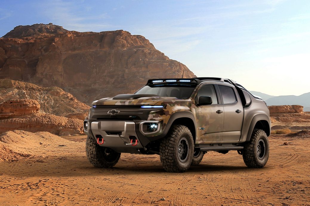 Troops might be riding a hydrogen-powered Chevy into battle