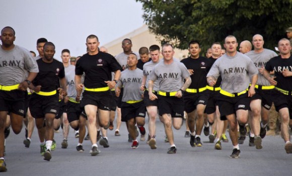 Army Finally Reflective Belts Aren't Needed In Daylight