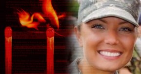 1LT Katie Blanchard was set on fire by a colleague. Now she's suing