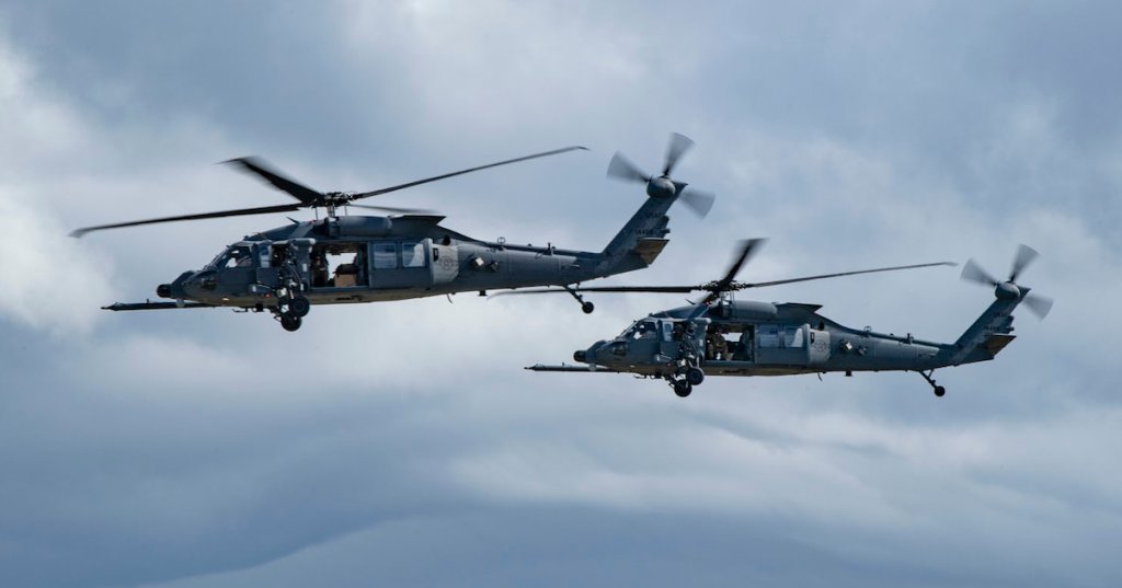 Air Force officially receives new Jolly Green II combat rescue helicopter