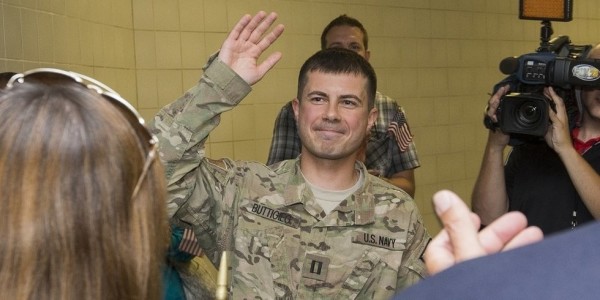 Pete Buttigieg Talks His 'Combat Vet' Status. Afghanistan, And More