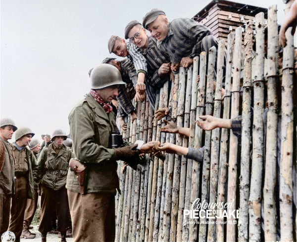 Incredible colorized photos capture life on the front lines of WWII