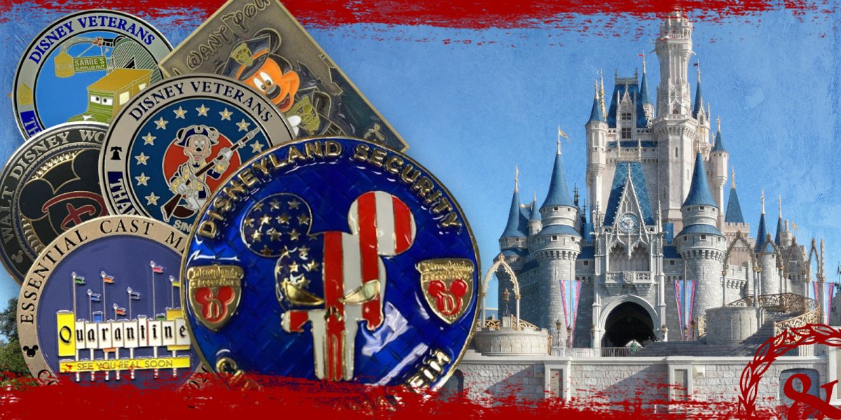 Disney challenge coins are real. Here's the story behind them