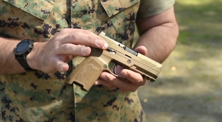 Marine Corps officially starts fielding first new pistol in 25 years