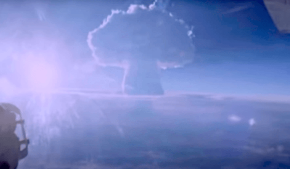 Russian de-classified Tsar Bomba video footage of largest nuclear blast