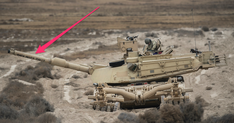 We salute the Army crew who named their tank 'Back Alley Sally'
