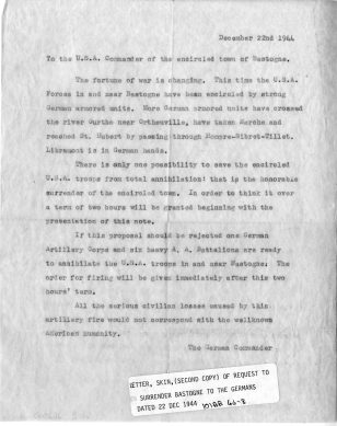 The story of 'Nuts!' — When an American general refused to surrender