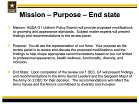 AR 670-1: Army Leaders to Announce Hair Regulation Changes in 2021