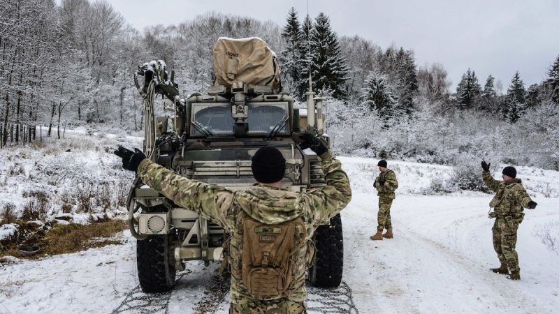 Army M1 Abrams tanks rocking Trophy active protection system in Europe