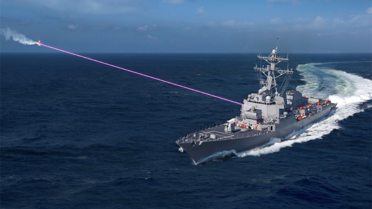 Here comes the Navy’s laser fleet