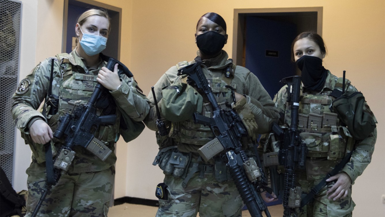 Female airmen at Kirtland Air Force Base finally get body armor that fits