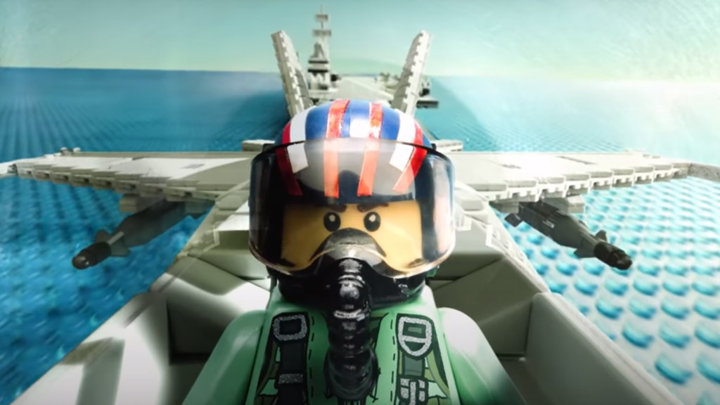 This LEGO Top Gun Maverick trailer looks better than the actual movie