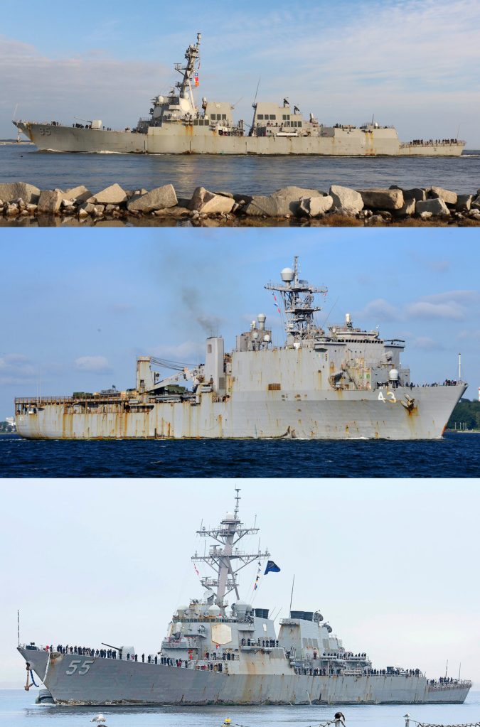 Navy surface ships are turning into floating advertisements for Rust-Oleum