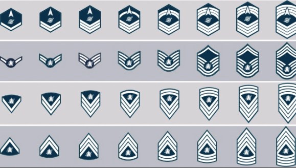 The Space Force is asking its Guardians to choose their own rank insignia
