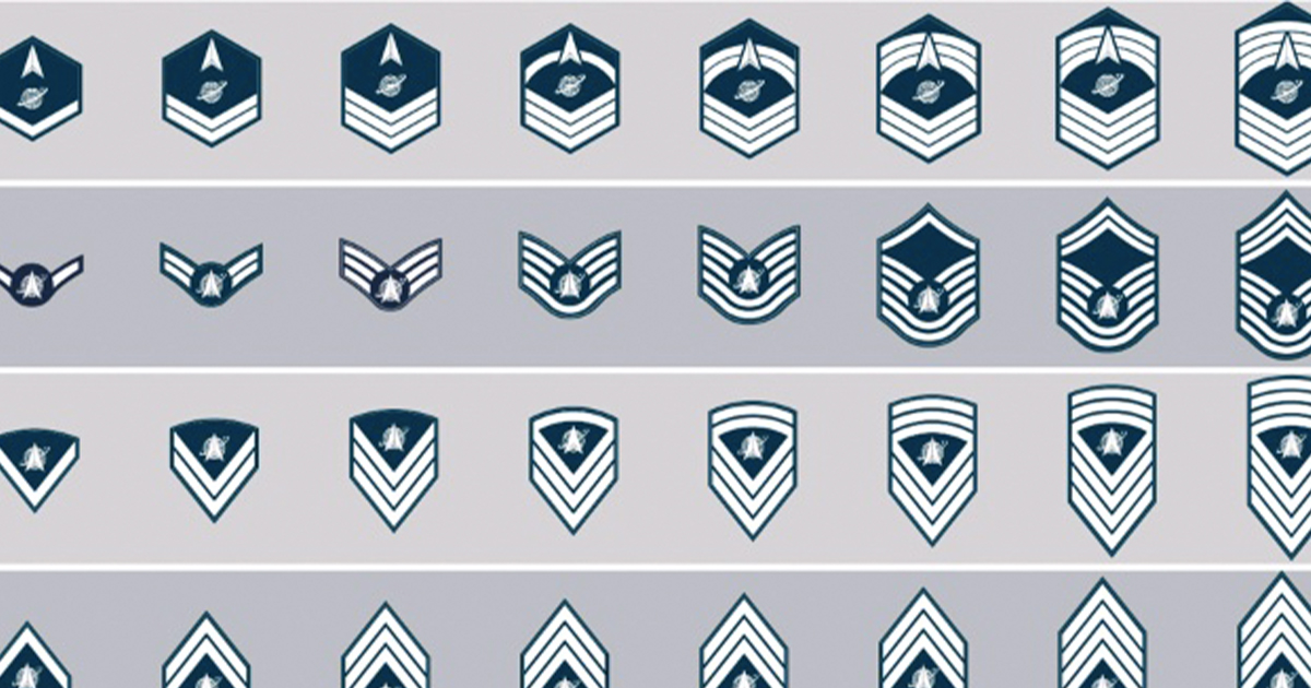 The Space Force is asking its Guardians to choose their own rank insignia