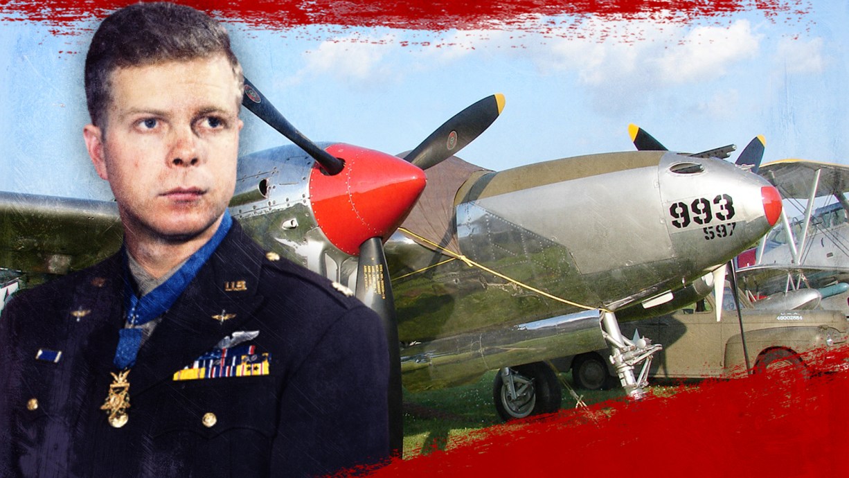 World War II ace Dick Bong’s P-38 found decades after crashing