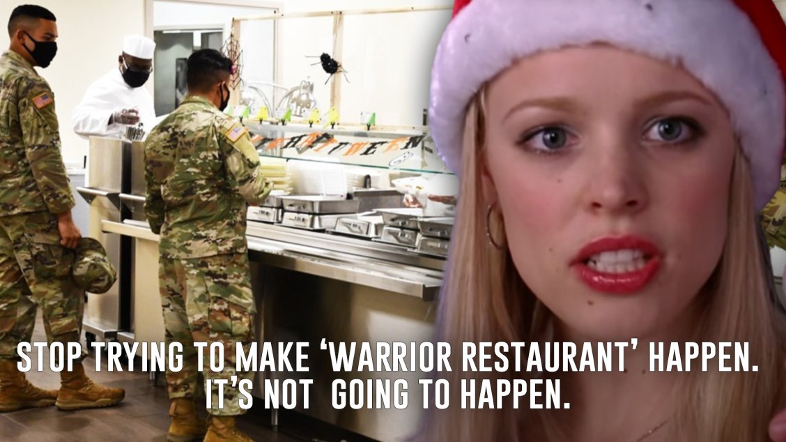Army rebranding DFAC to 'warrior restaurants' that's making soldiers cringe