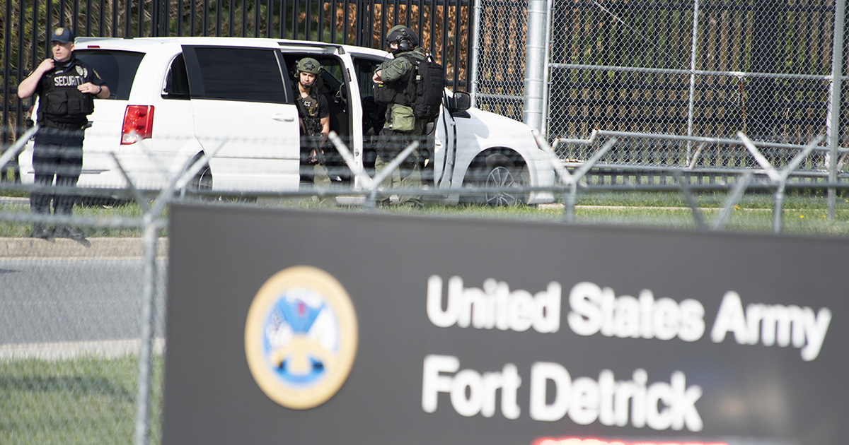 This is the military record of the Fort Detrick shooter