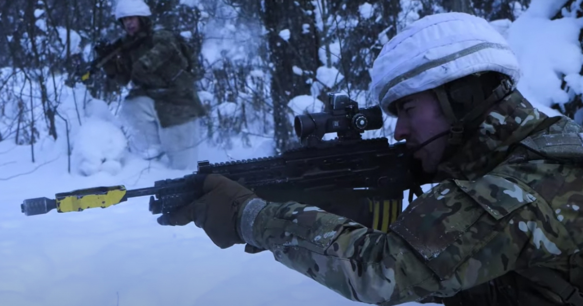 These British soldiers had the coolest training ever (literally)