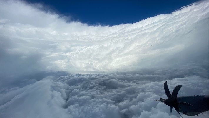 Air Force 'Hurricane Hunters' fly straight into dangerous storms