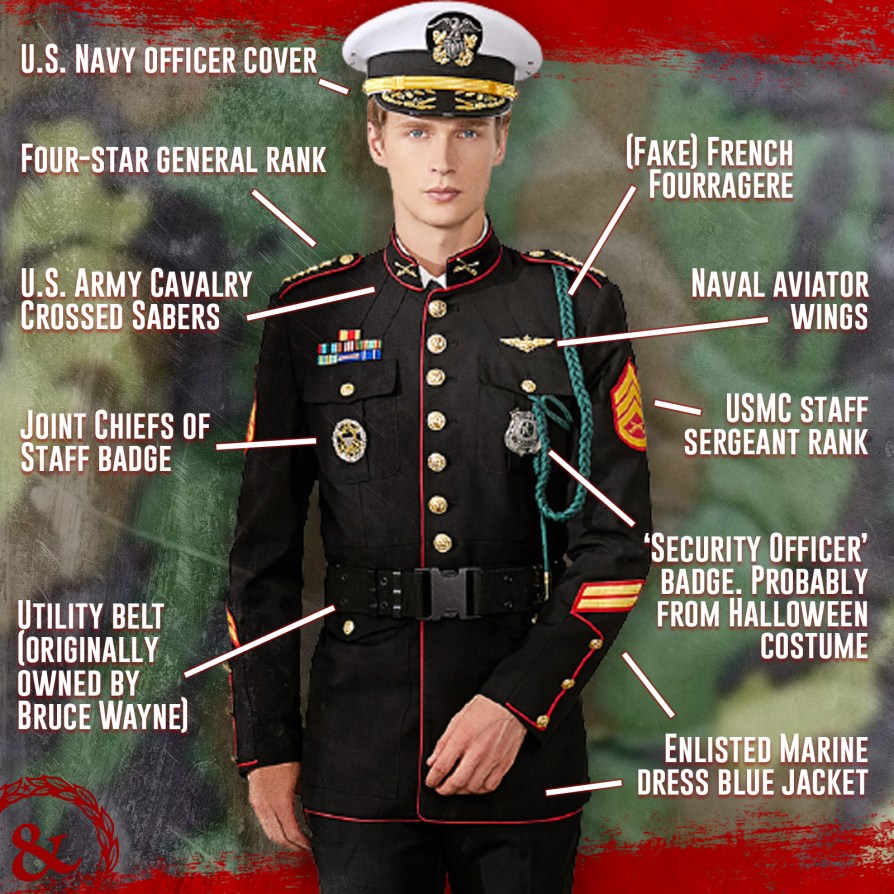 This US ‘military officer uniform’ is for sale. Here’s everything wrong ...