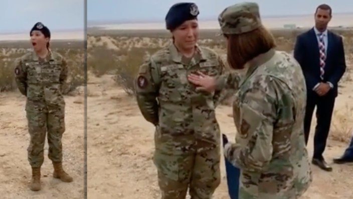 Air Force selects its first female top enlisted airman