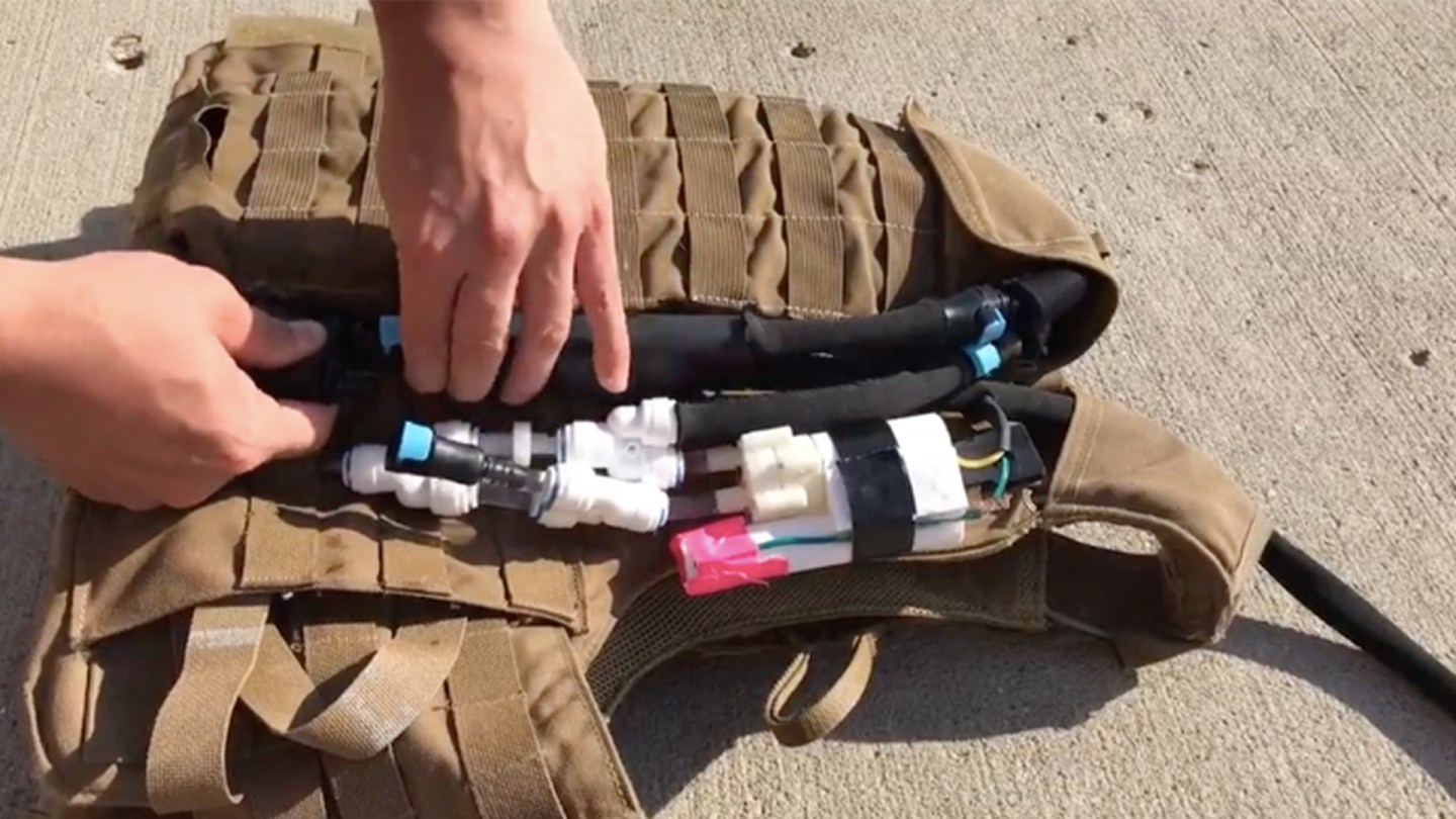 Air Force officer invents a low-tech cooling system for your body armor