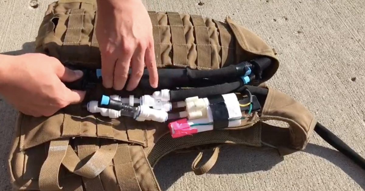 Air Force officer invents a low-tech cooling system for your body armor