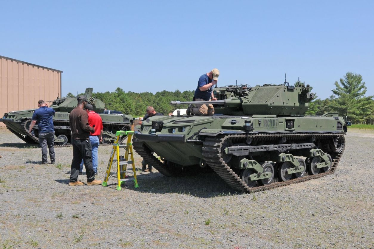 US Army testing Robotic Combat Vehicle-Medium 'Ripsaw' prototype