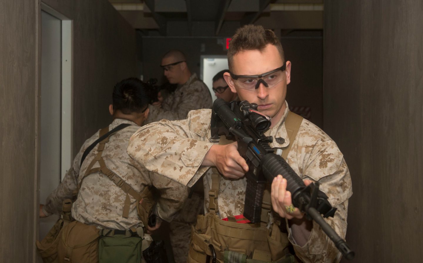Marine Corps Security Guard Augmentation Unit deploy twice in 30 days