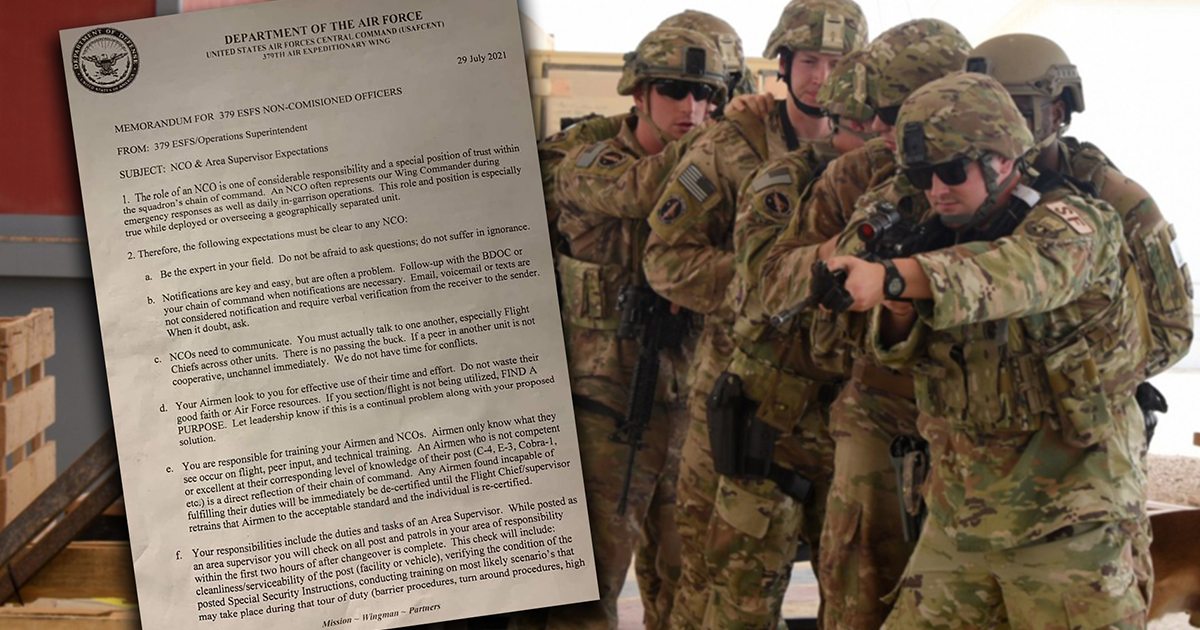 Senior Air Force leader demands ‘flawless’ paperwork in typo-filled letter