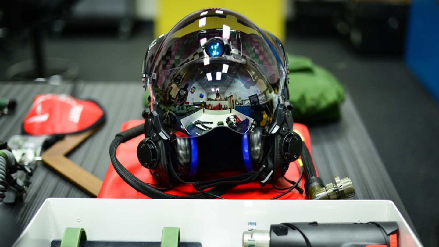 An F-35 helmet costs more than a Ferrari and takes two days to get fitted