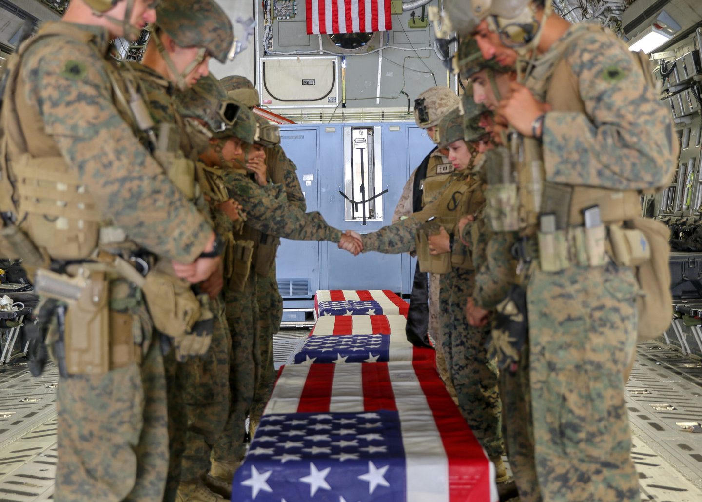 Military deletes photos of coffins, ceremonies after Abbey Gate attack