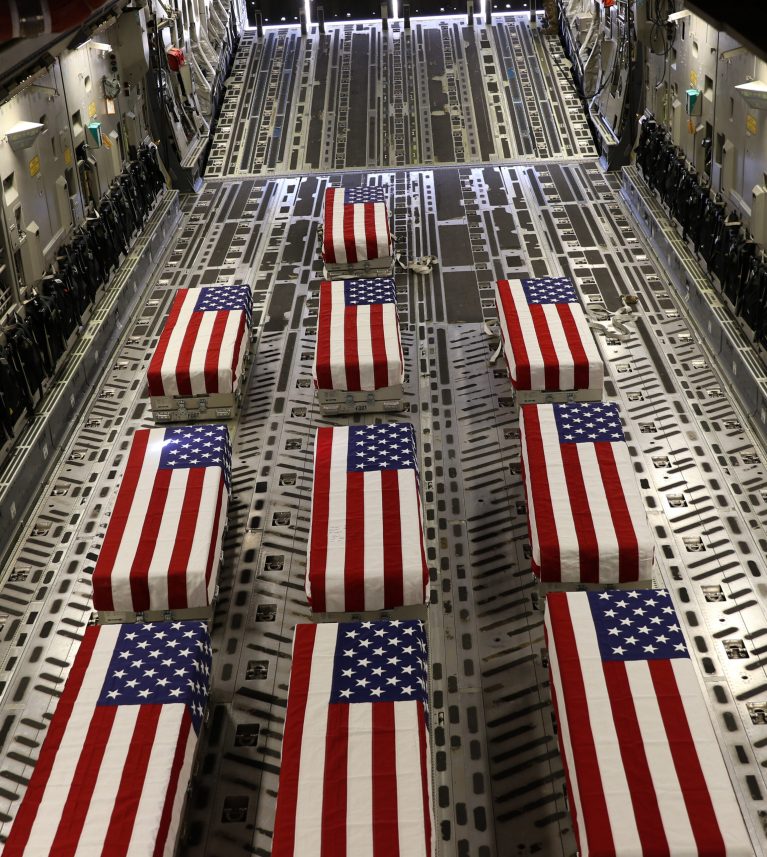 Military deletes photos of coffins, ceremonies after Abbey Gate attack
