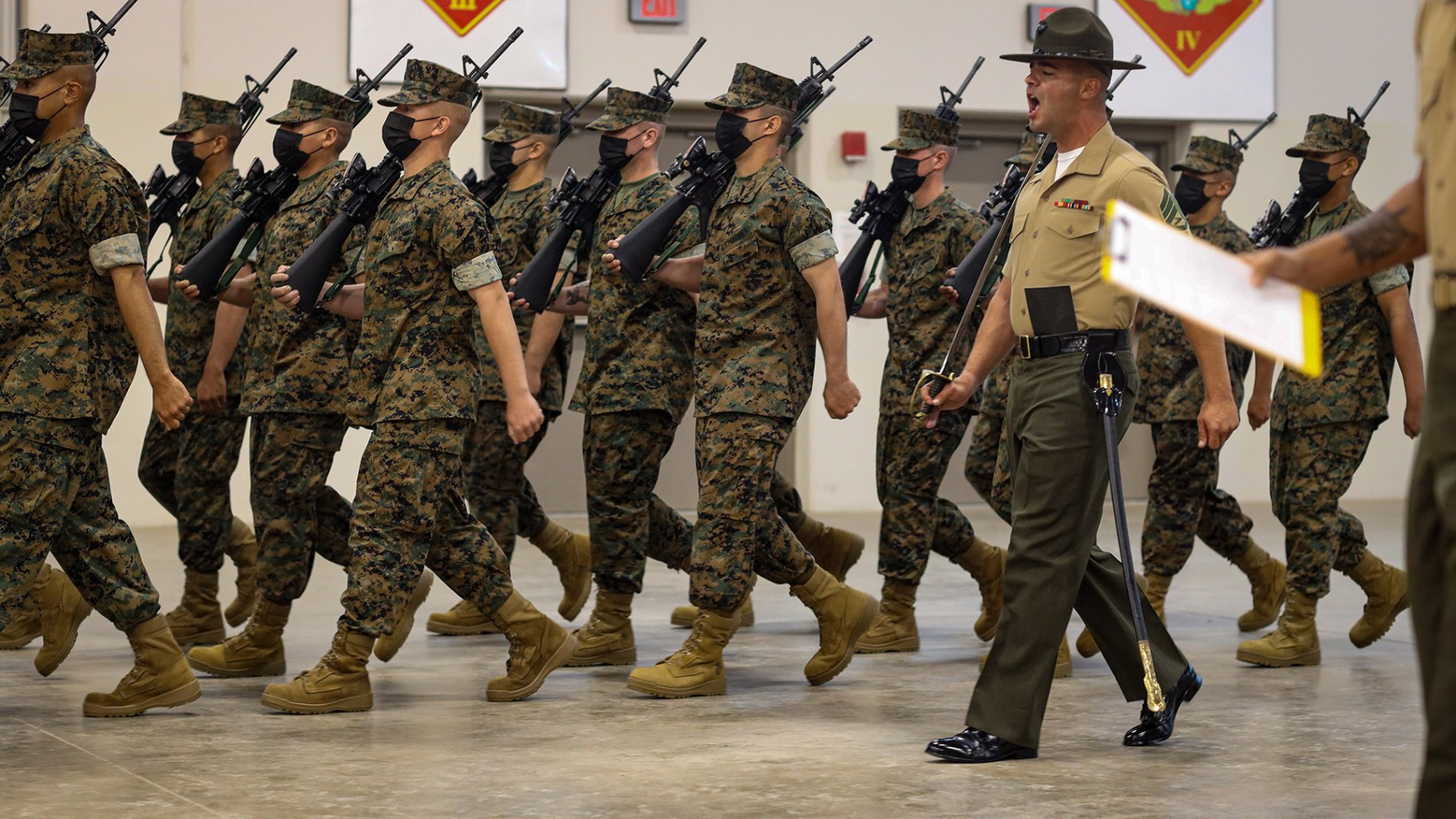 Marine Corps recruit dies on his first training day at boot camp