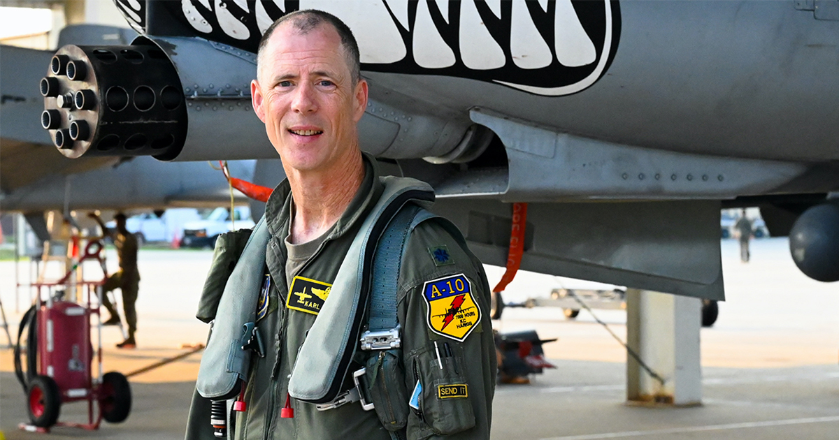 Meet the longest-flying A-10 pilot in US Air Force history