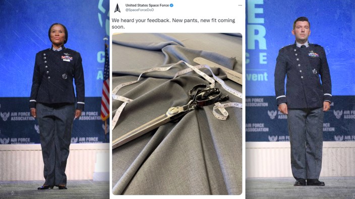 US Space Force uniforms look like they're from 'Star Wars'