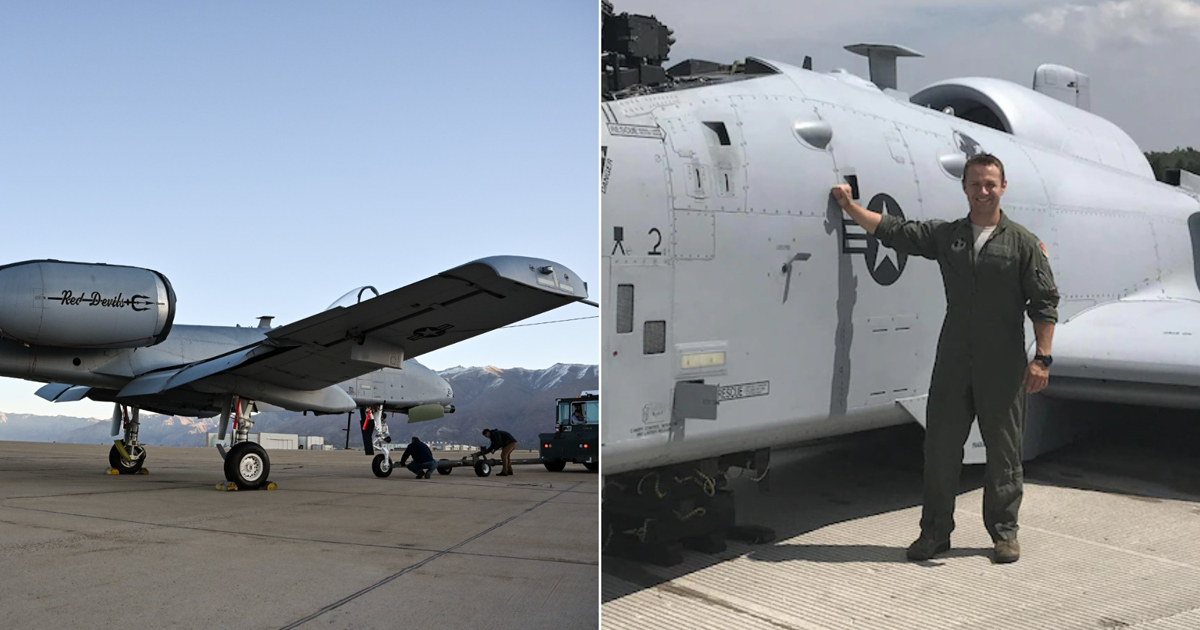 The A-10 a pilot belly-landed is back flying after years of repairs