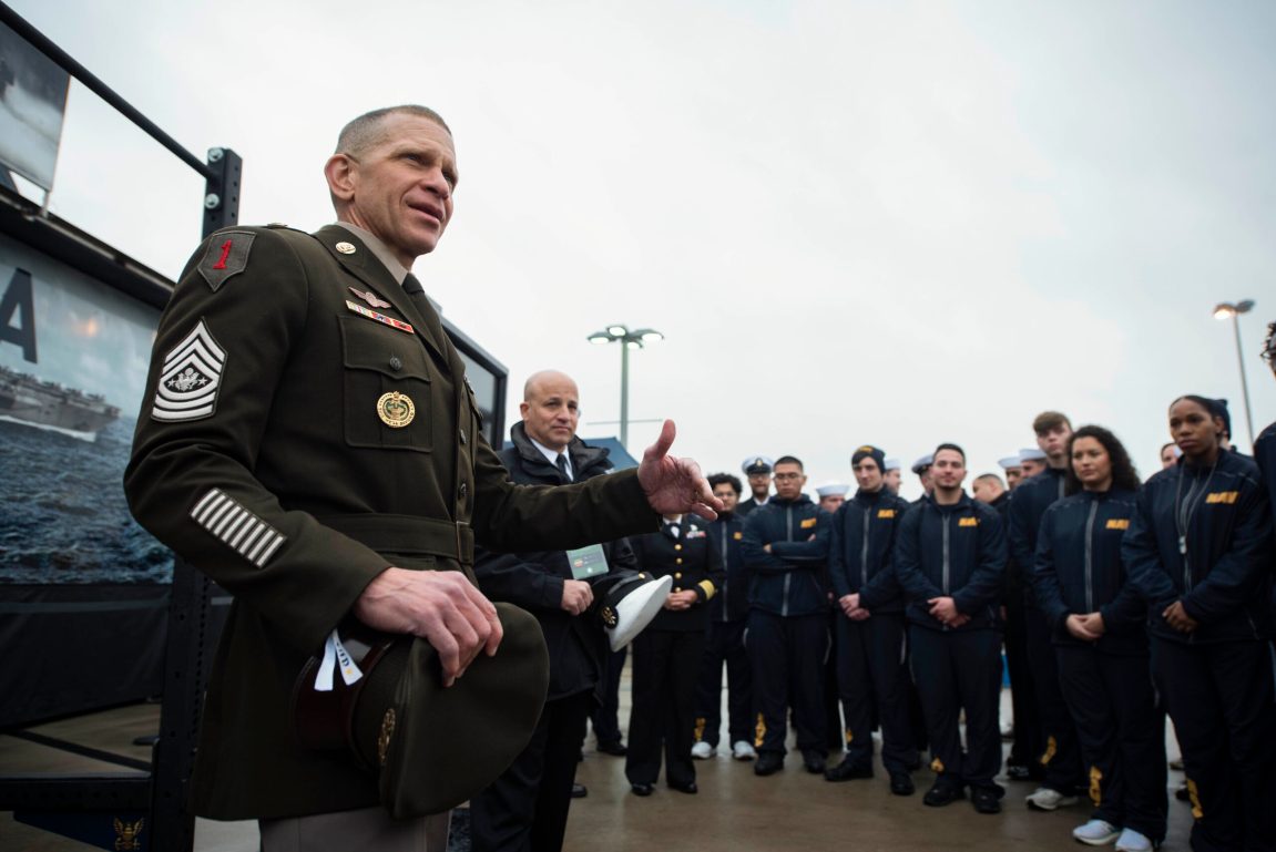 Who is Sgt. Maj. of the Army Michael A. Grinston?
