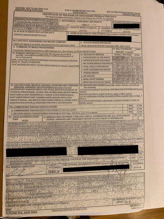 Woman faked being Marine vet dying of cancer to scam veterans charities