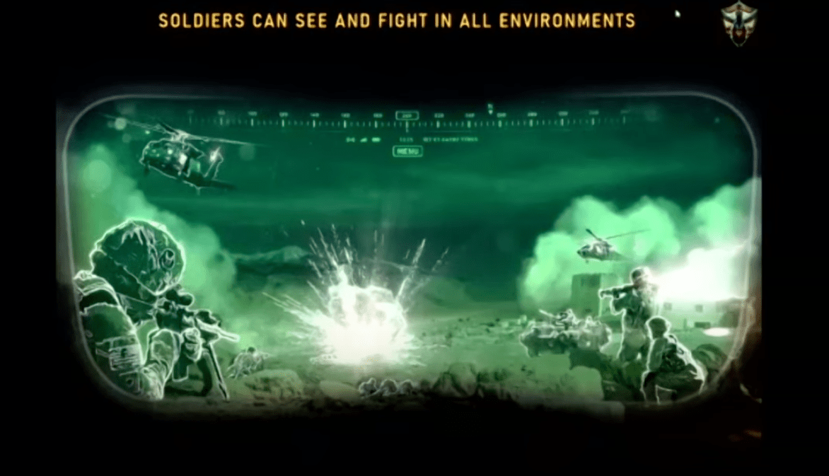 Army IVAS: Photo mockups show soldier view through high-tech display