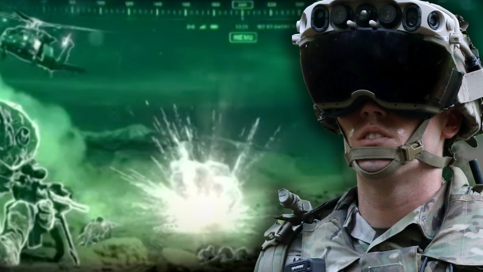 Army IVAS: Photo mockups show soldier view through high-tech display