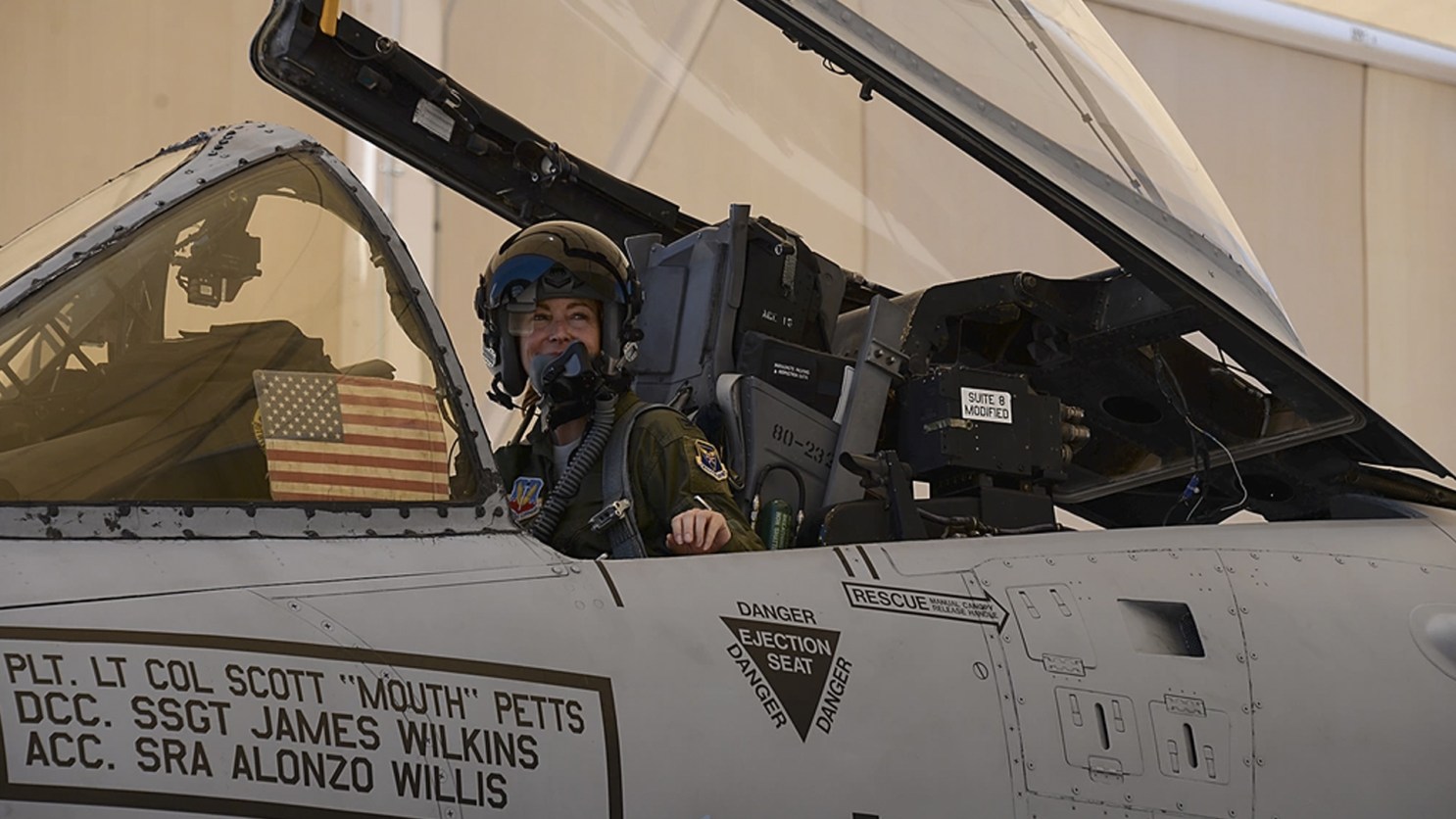 Meet the Air Force A-10 pilot who landed with chunks of her tail shot off