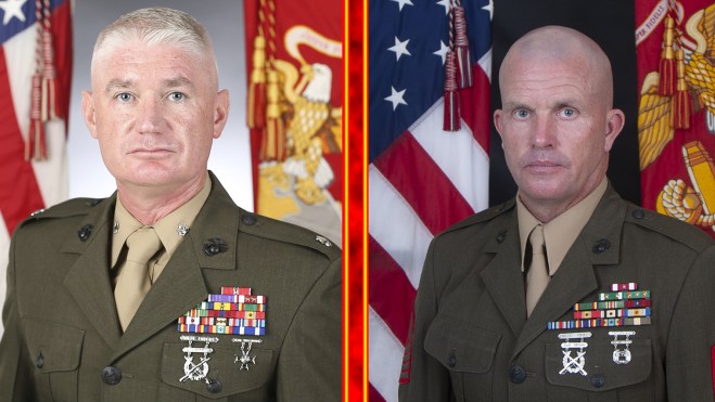 Marine Sgt Maj relieved following viral video of him entering Marine's home
