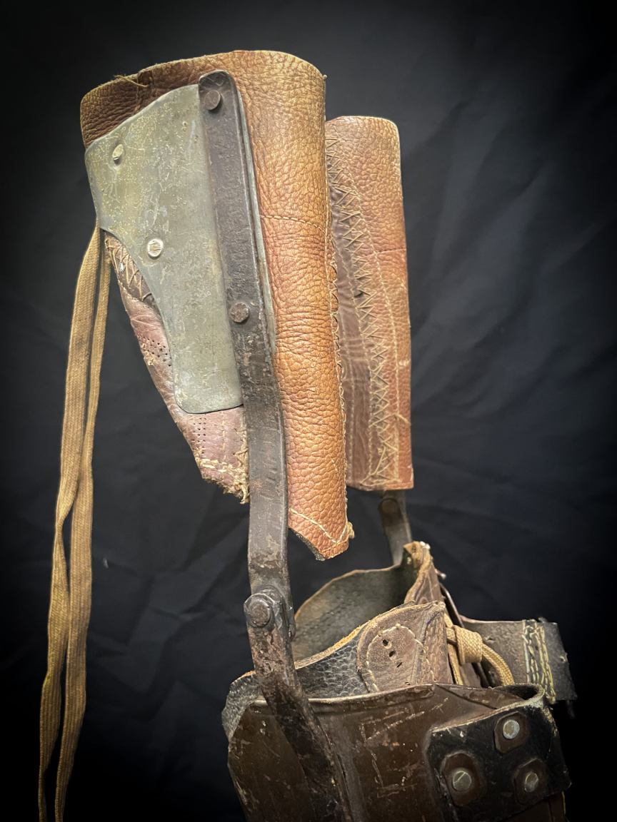 American POW made a prosthetic leg while in a German prison camp
