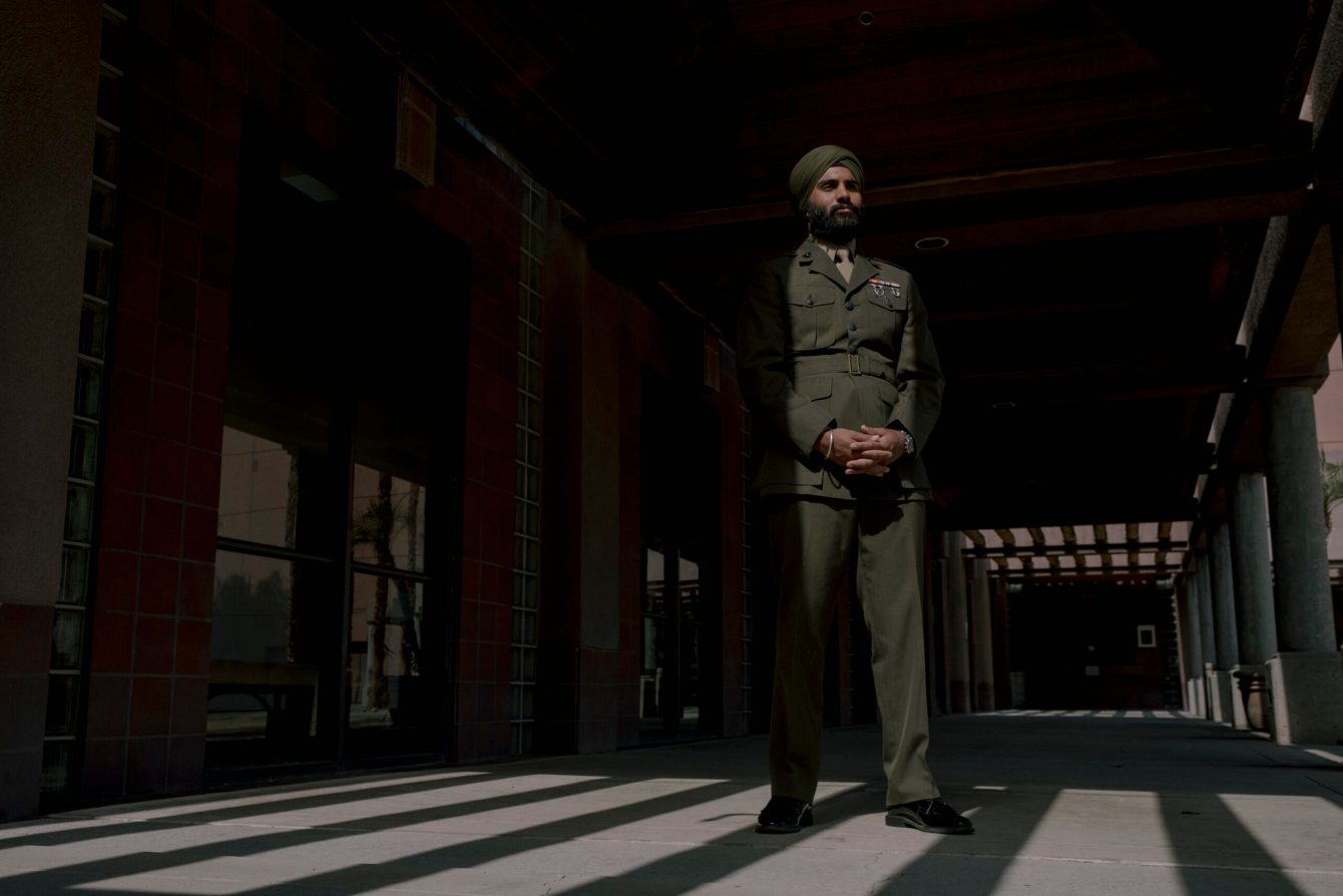 A Marine officer is fighting for his religious right to wear a beard